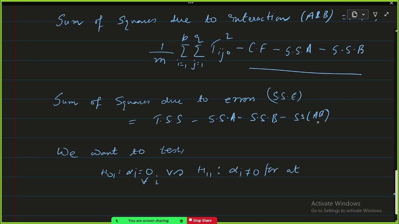 TWO-WAY ANOVA WITH REPLICATION - YouTube