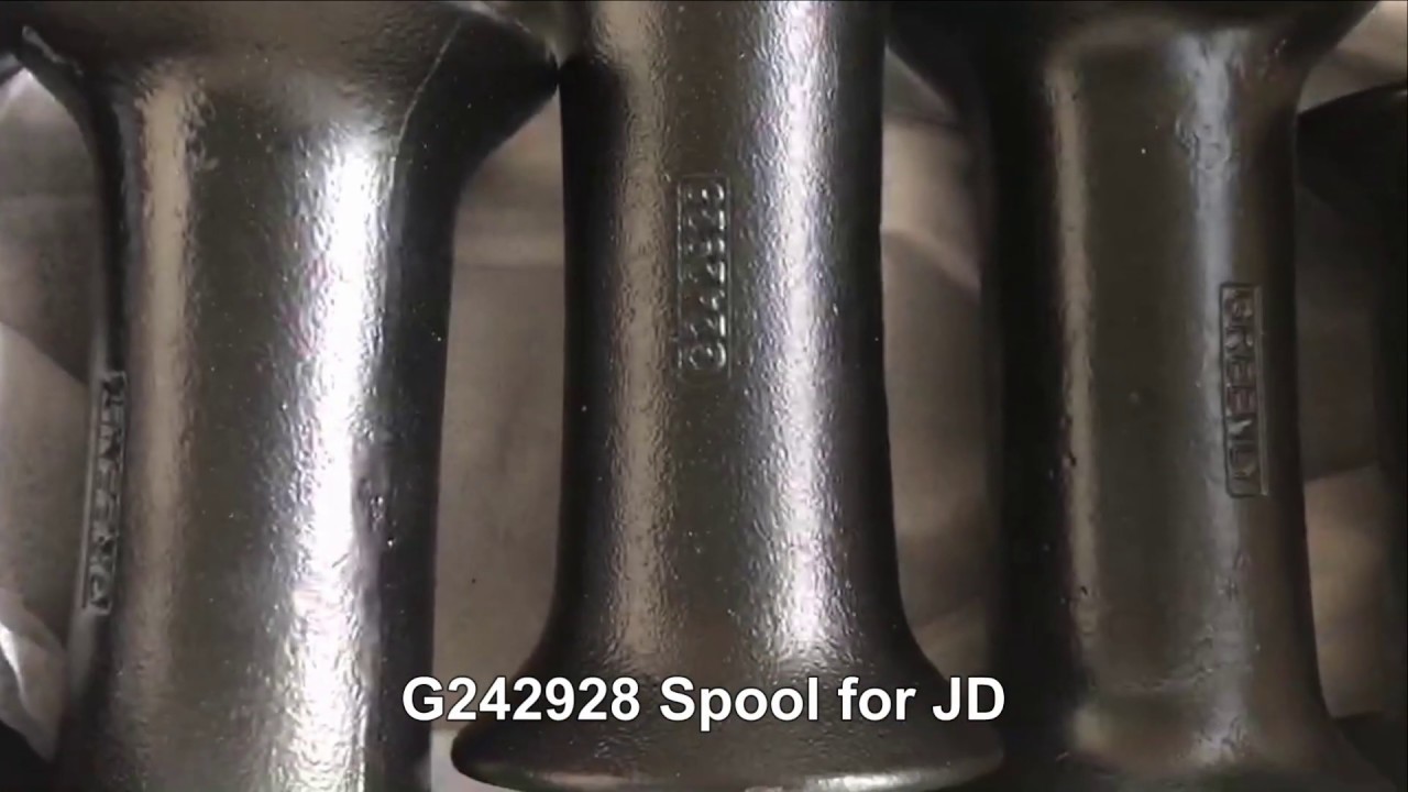 N242928 Gang Disk Spool for John Deere - Greenly Manufacturer - YouTube