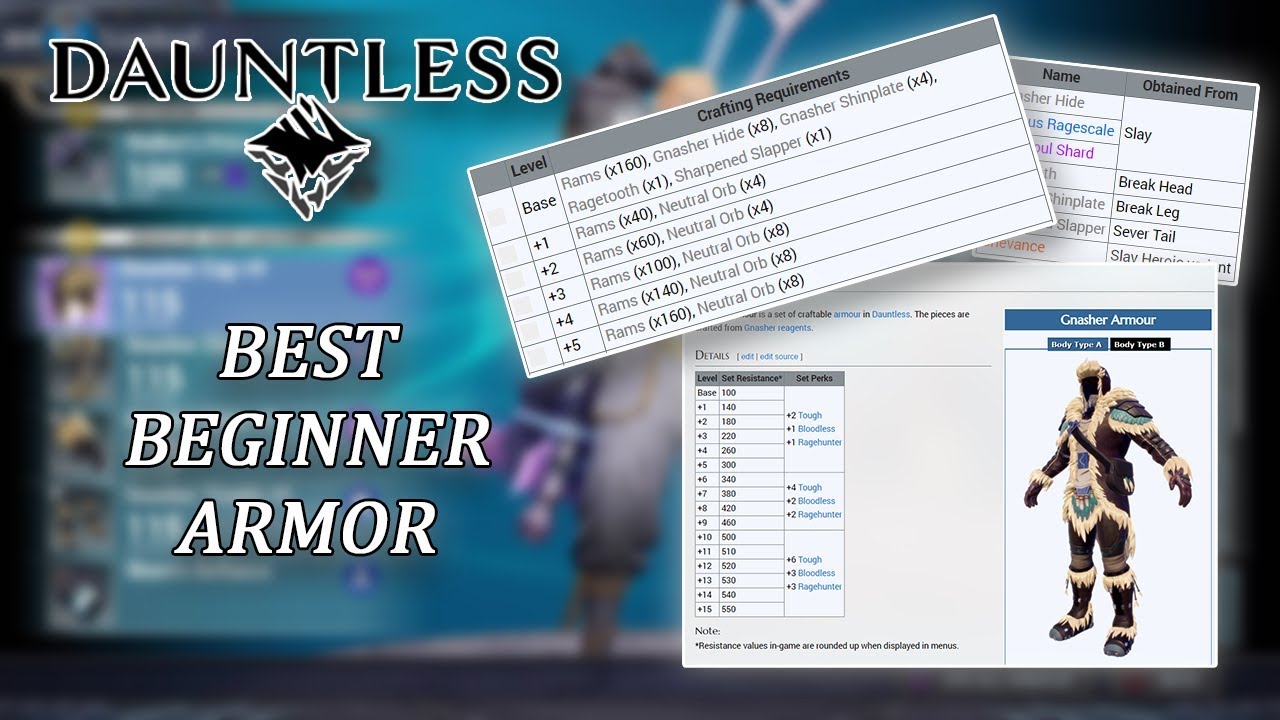 BEST Beginner Armor (3 Minute Video) - YouTube