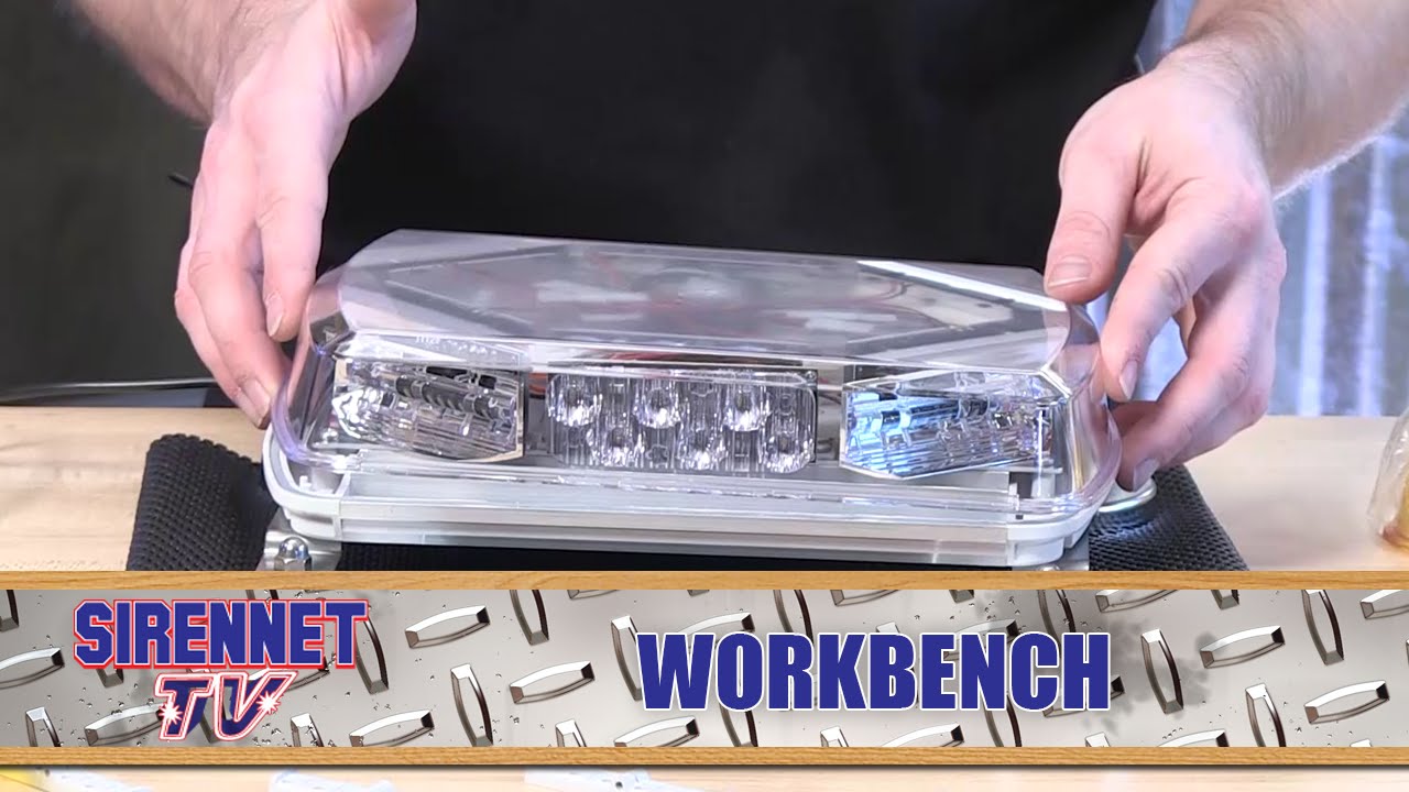 How to replace a Century Series Mini Lightbar Dome - YouTube