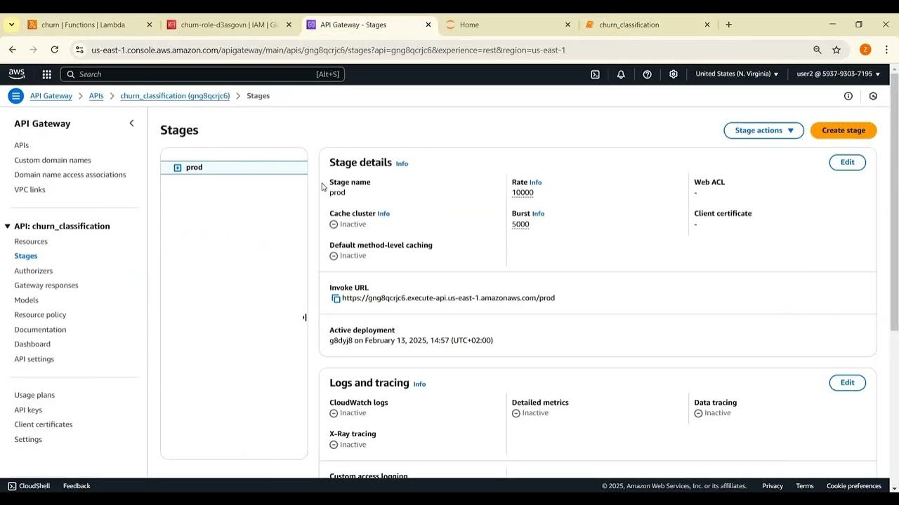 customer churn classification | aws sagemaker, lambda and api gateway - YouTube
