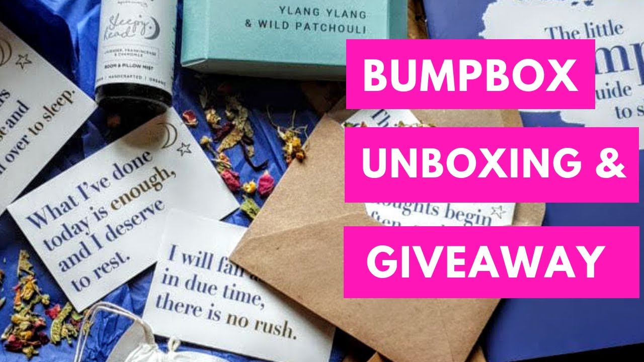 Bump box unboxing and giveaway - YouTube