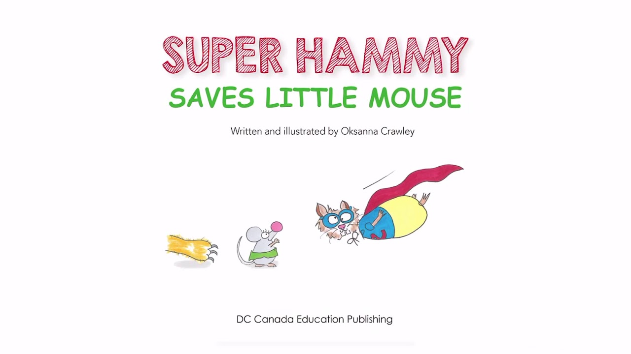 Supper Hammy saves little mouse English Book for kids 幼儿英文绘本Inglês Para ...