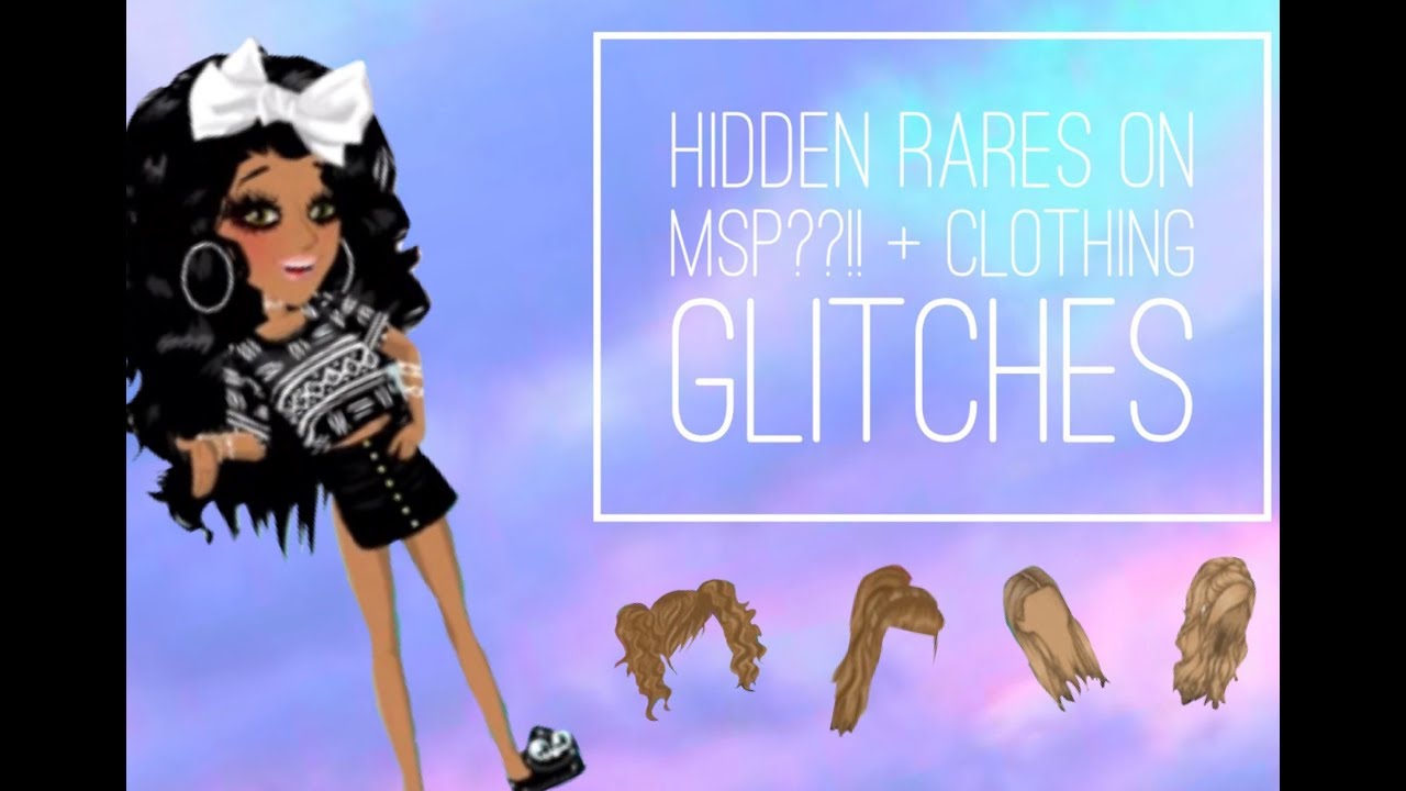 HIDDEN RARES ON MSP???!! + CLOTHING GLITCHES - YouTube