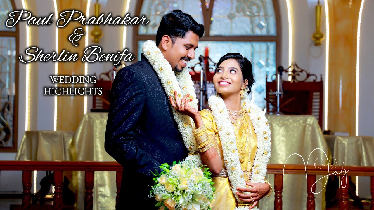 Karungal Christian Wedding Highlights| Paul Prabhakar, Sherlin Benifa ...