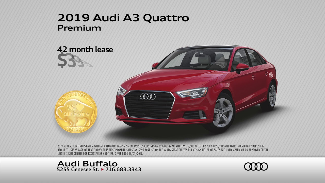 Save BIG On A 2019 Audi A3 At Audi Buffalo - YouTube