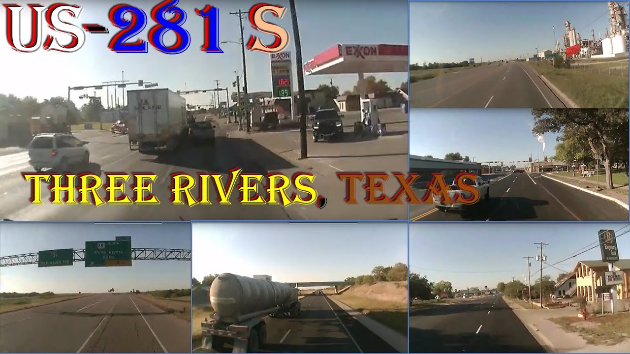 Town of Three Rivers, Texas on US-281 (south San Antonio), fuel prices ...