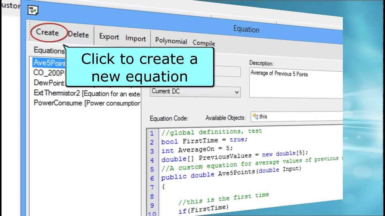 How to Write a Custom Equation - YouTube