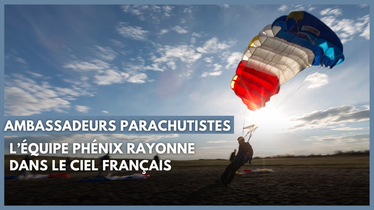 Ambassadeurs parachutistes: l’équipe Phénix rayonne dans le ciel ...