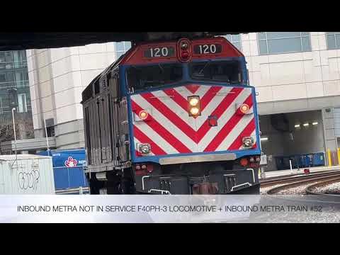 The Complete Metra Evening Rush Hour On The Alternate Schedule At Clinton Street On April 12 ...