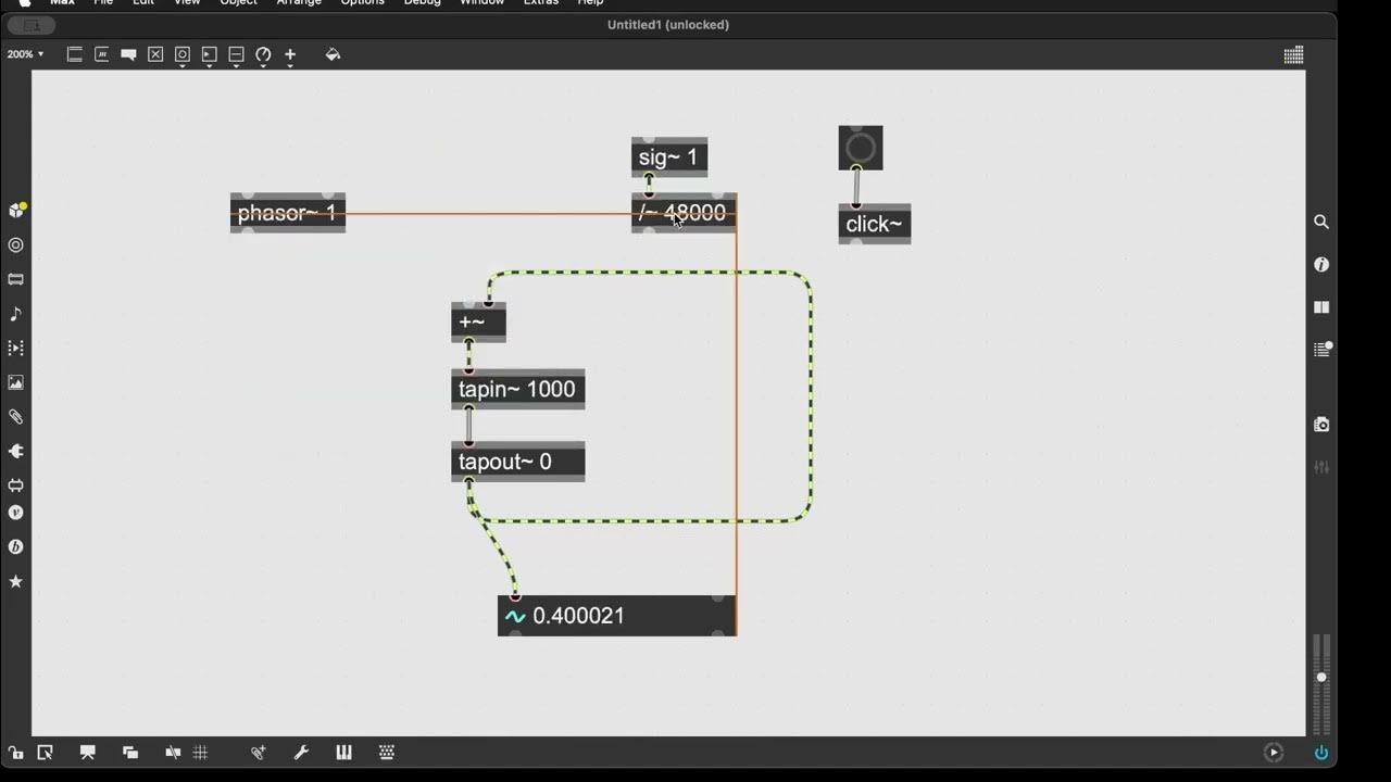max/msp max8 入門3 - YouTube