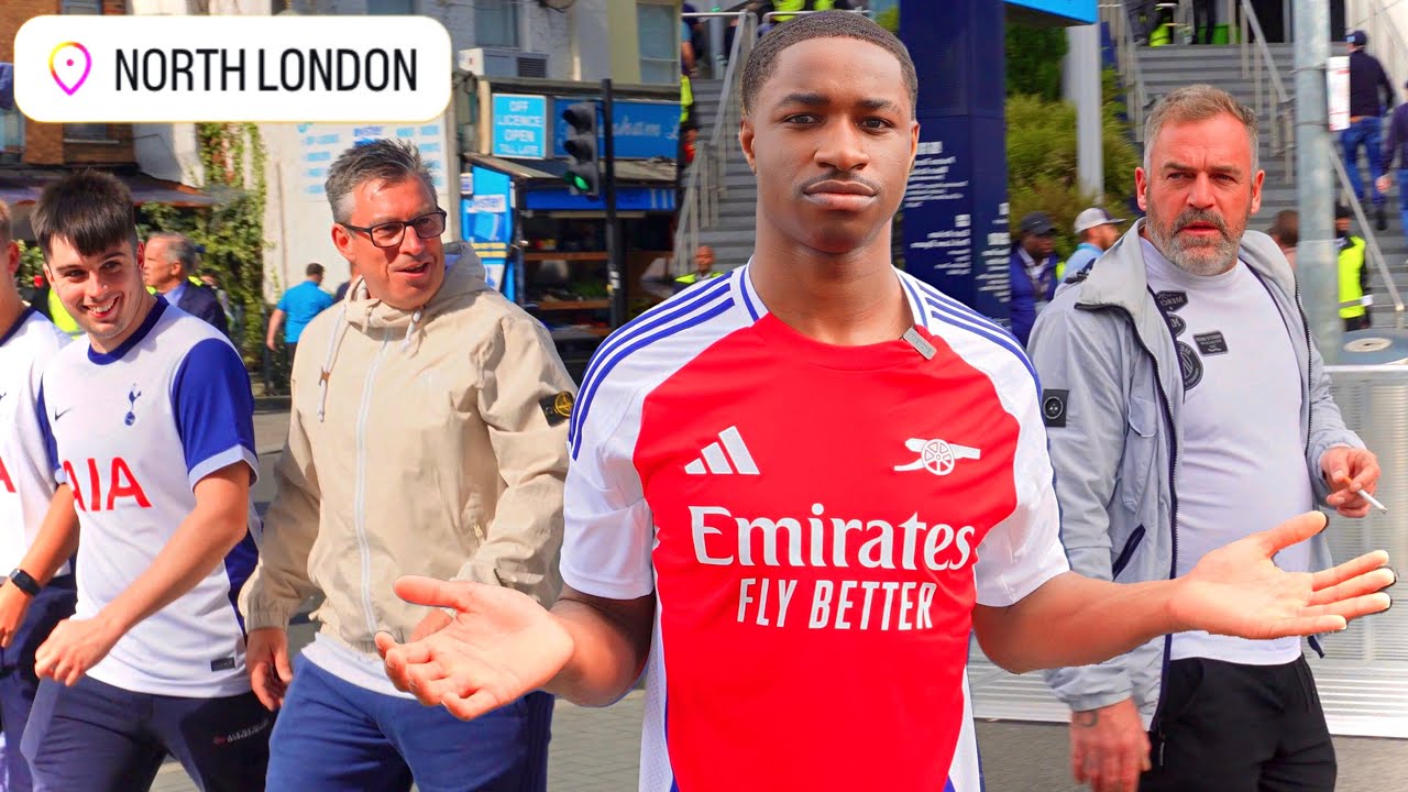 Arsenal fan Trolls Spurs! - YouTube