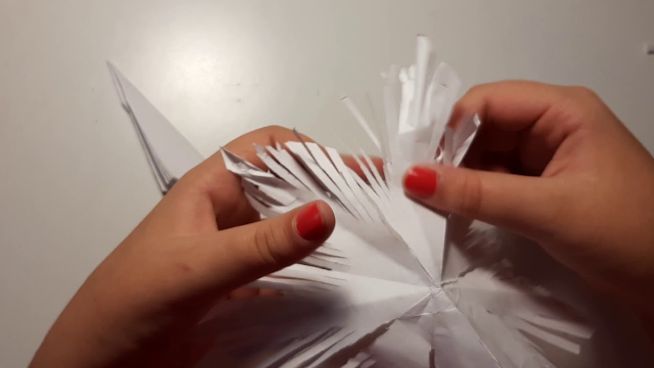 Cum sa faci un FULG din hartie 🎄☃️ - YouTube
