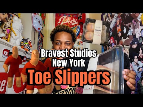 Bravest Studios Toe Slippers (Unboxing/Review and on foot video ) - YouTube