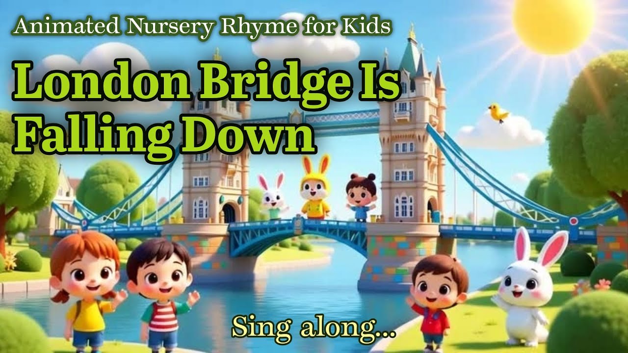 London Bridge Is Falling Down | Fun Animated Nursery Rhyme for Kids ...
