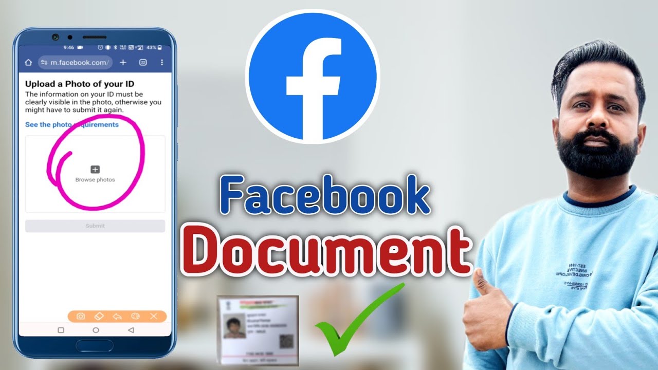 Facebook I'd Recovery ke liye documents kaise banaye ? Facebook ...