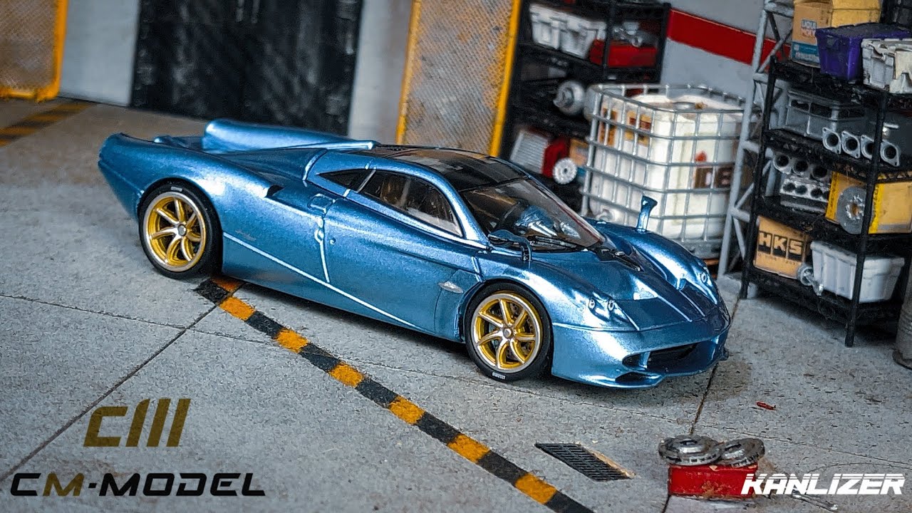 [HIGHLIGHT] CM MODEL Pagani Huayra Codalunga in Ice Blue - YouTube
