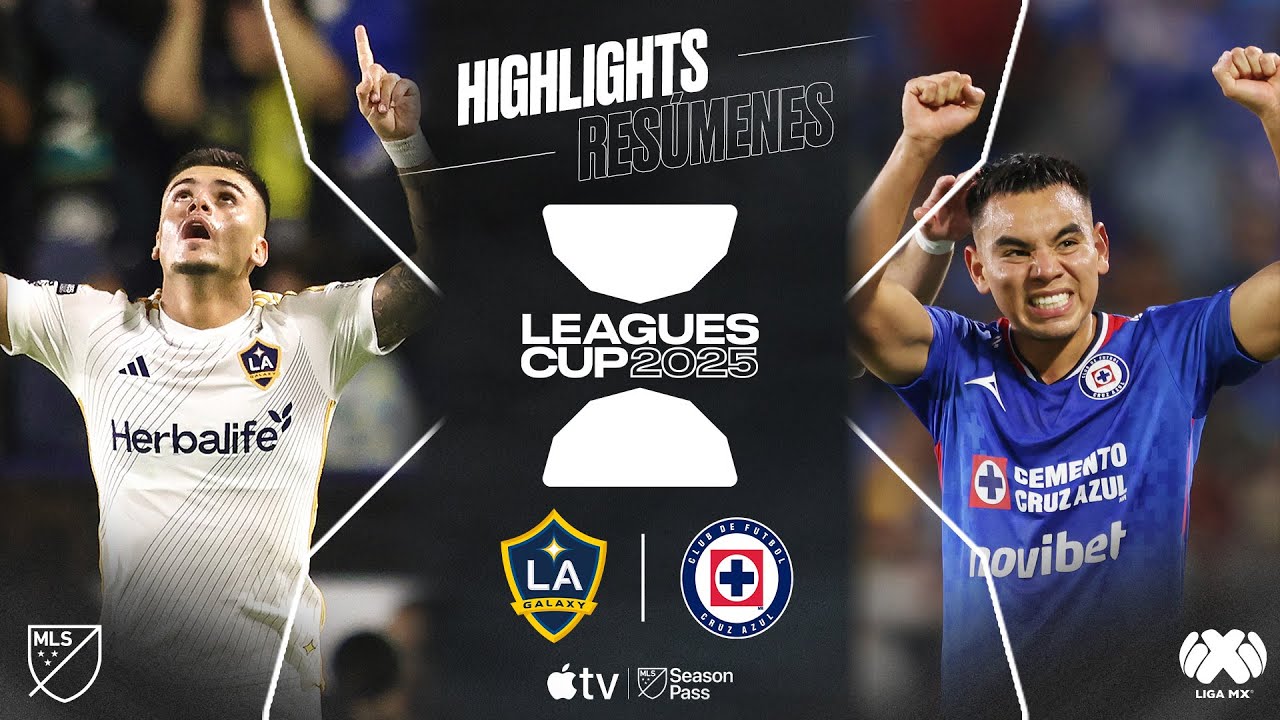 LA Galaxy vs. Cruz Azul | Leagues Cup | Full Match Highlights - YouTube
