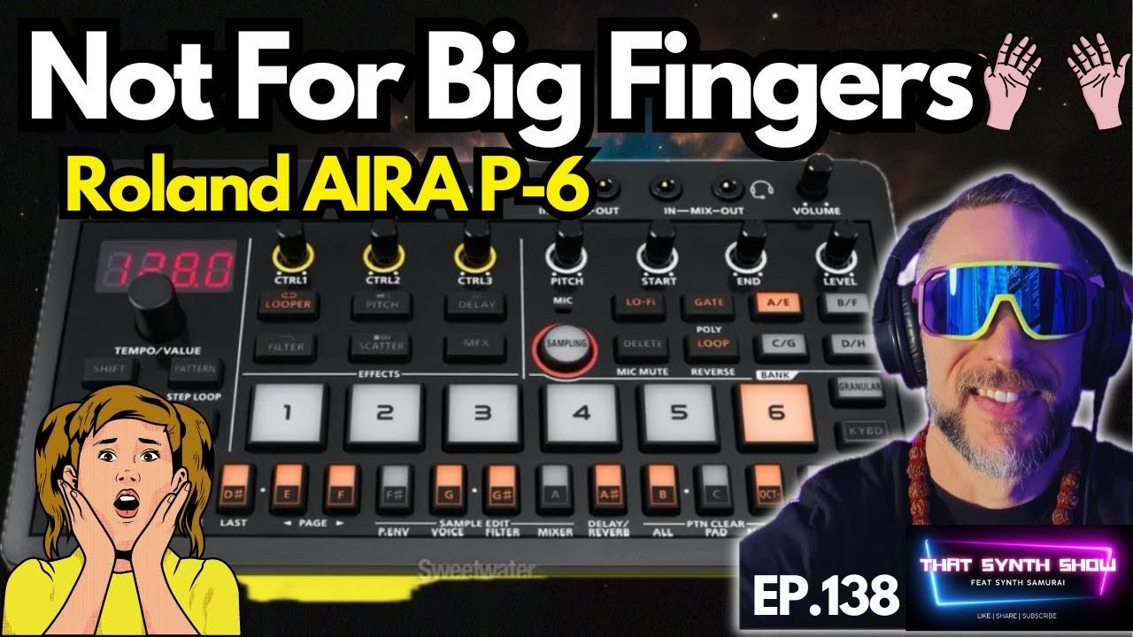 BREAKING: ROLAND AIRA P-6 SAMPLER / STUDIO ELECTRONICS CODE AND ...