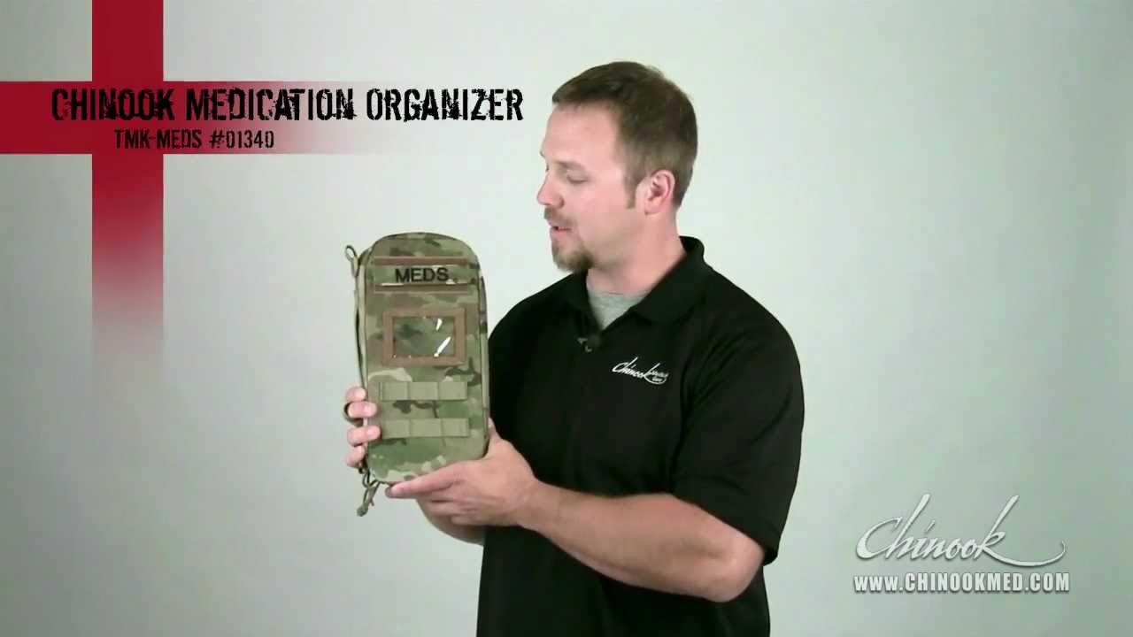 Military Medical First Aid Kit - Medication Organizer by Chinook - YouTube