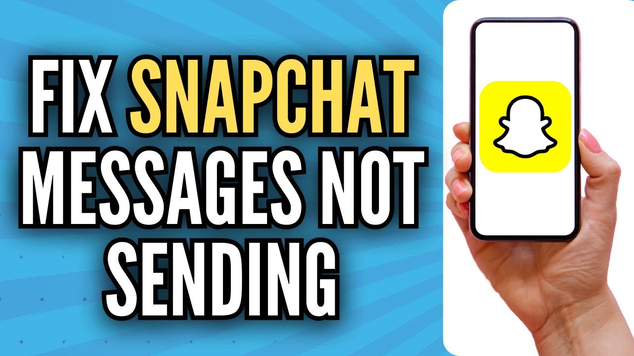 How to Fix Snapchat Message Not Sending Problem (Quick & Easy) - YouTube