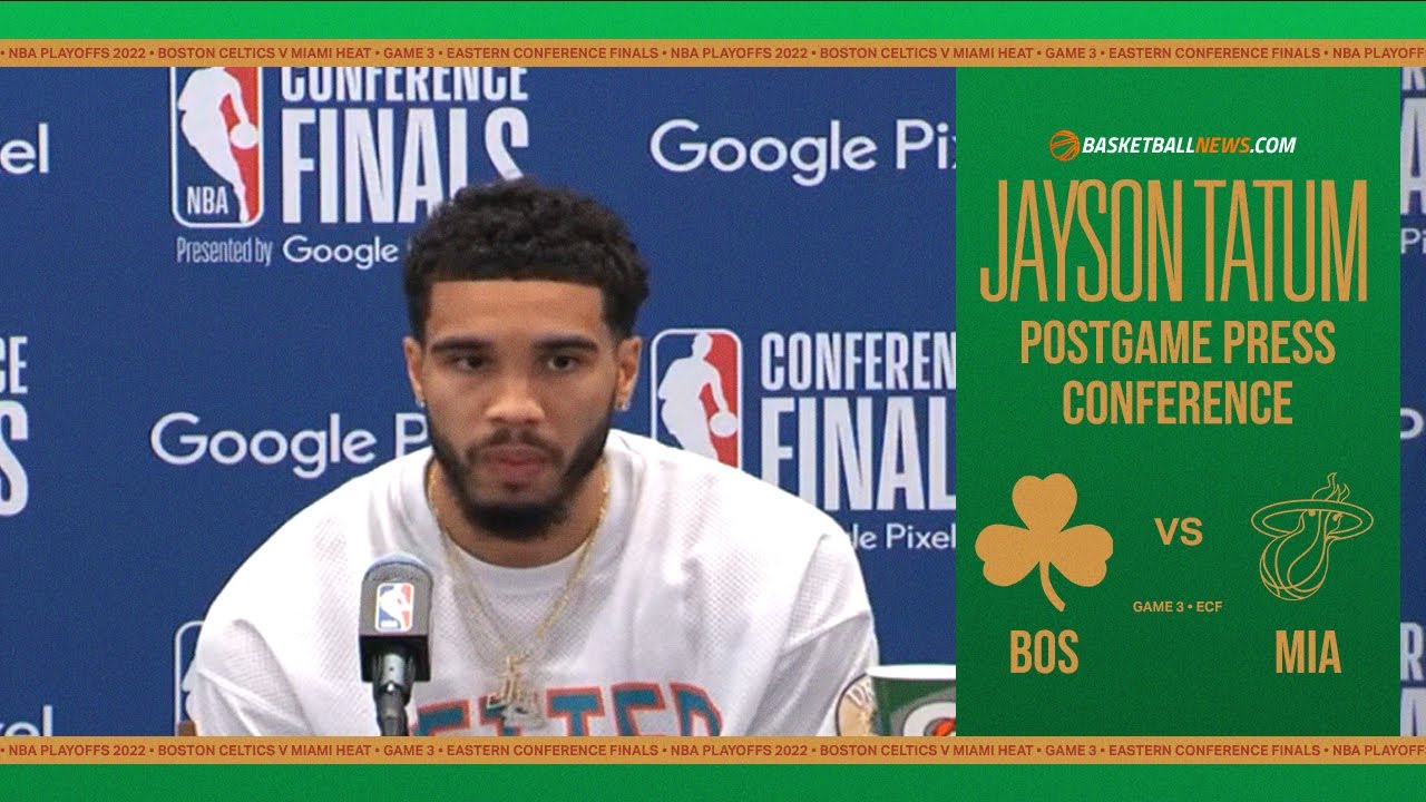 Jason Tatum Postgame Interview After Game 3 of Eastern Conference ...