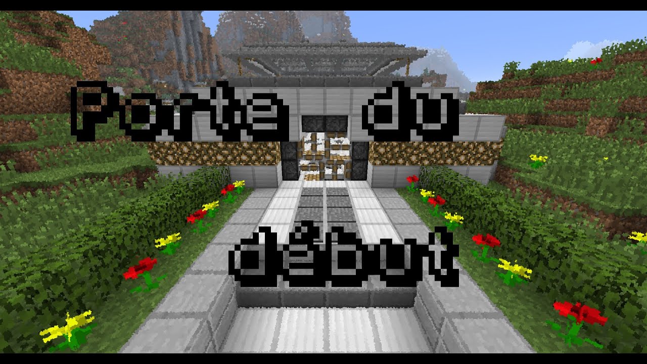 Tuto Redstone | #30 Porte d'entrée 2x2 (FR) - YouTube