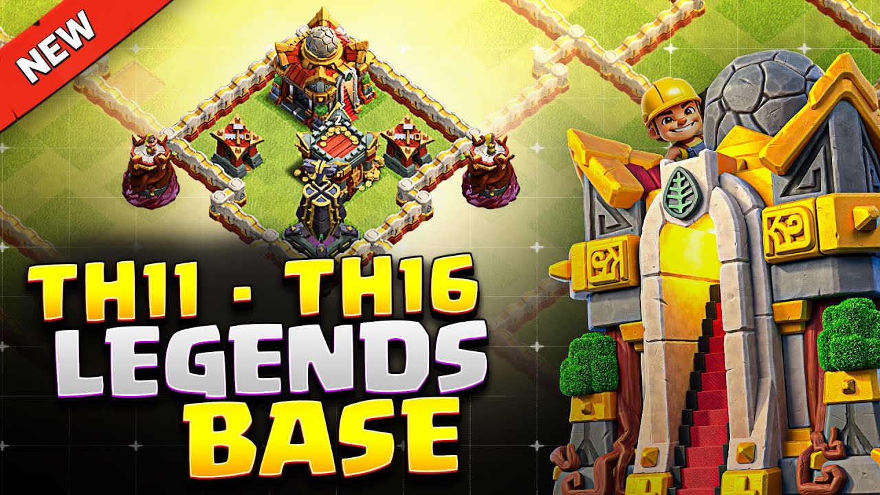 The BEST Legend Push BASE For Every TH of 2025 ⚒️ INSANE Legend Push ...