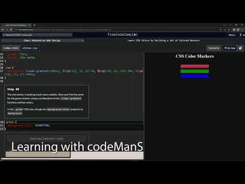 Learn CSS Colors by Building a Set of Colored Markers - Step 60 - YouTube