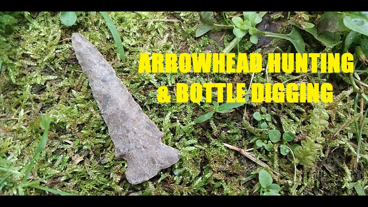 Arrowhead Hunting - KILLER DRILL - Bottle Digging - GIVE AWAY - History ...