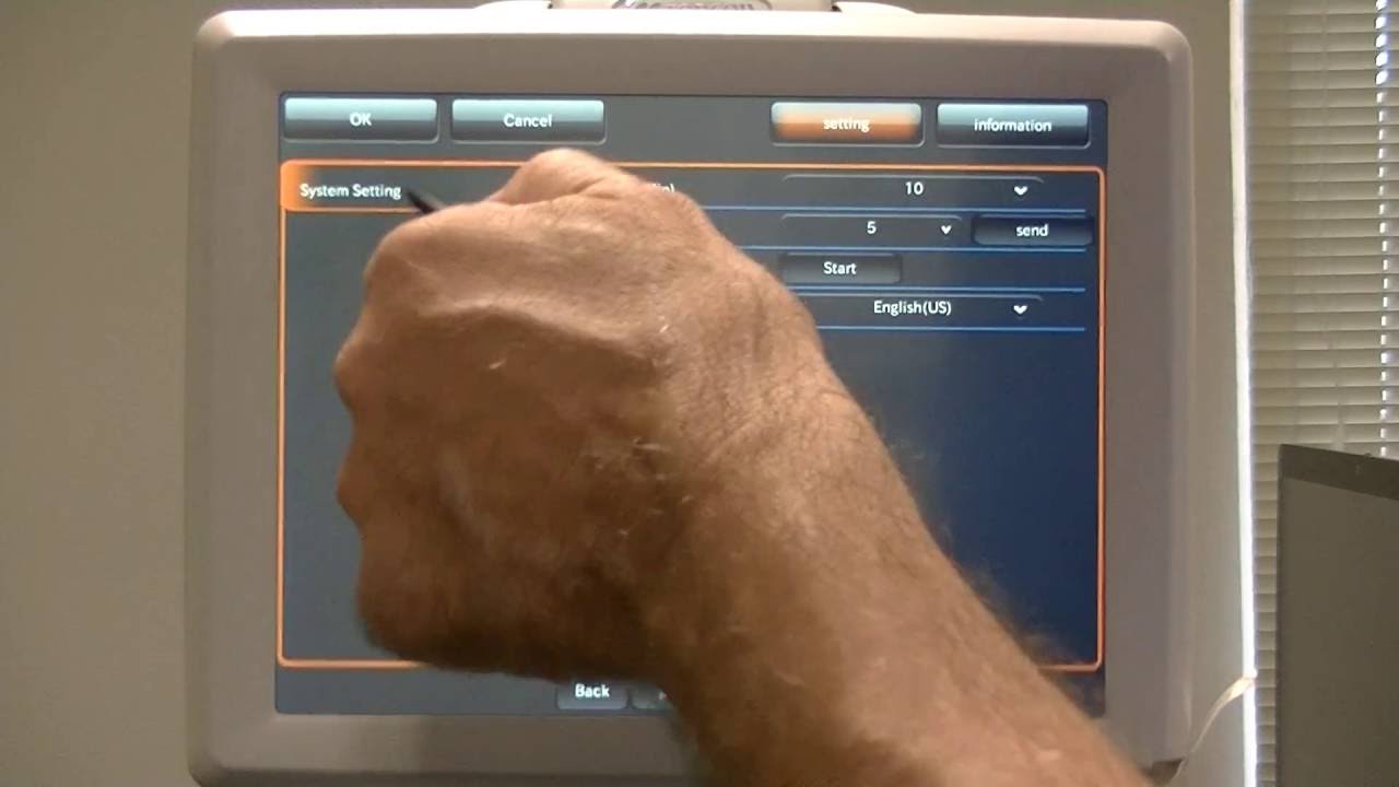 Topcon NW-400 Setup Screens - YouTube