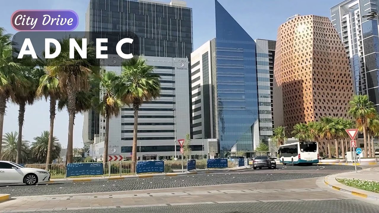 From City to ADNEC Abu Dhabi | Drive Through Muroor st - YouTube