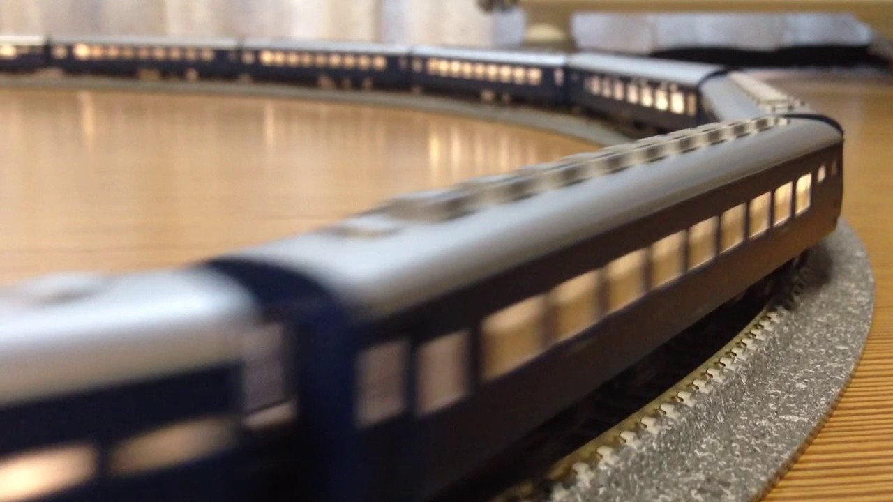 Nゲージ KATOEF58牽引「 天の川」 - YouTube