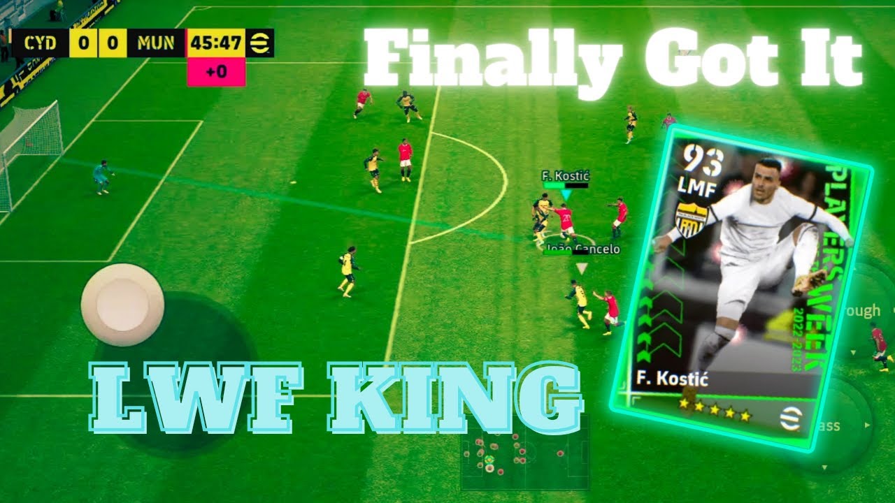 Finally Got It The Best LWF Player | Use In LMF, LWF Position | POTW ...