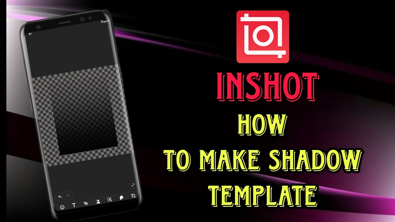 How to make shadow template png in inshot||shadow png effect||inshot ...