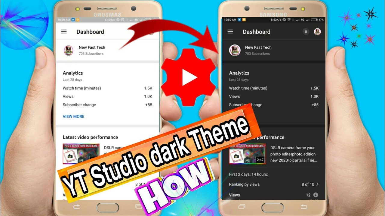 alif।Yt studio dark theme on।black Yt studio।how to yt studio dark mode ...