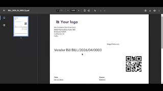 Report QR Code Generator in Odoo