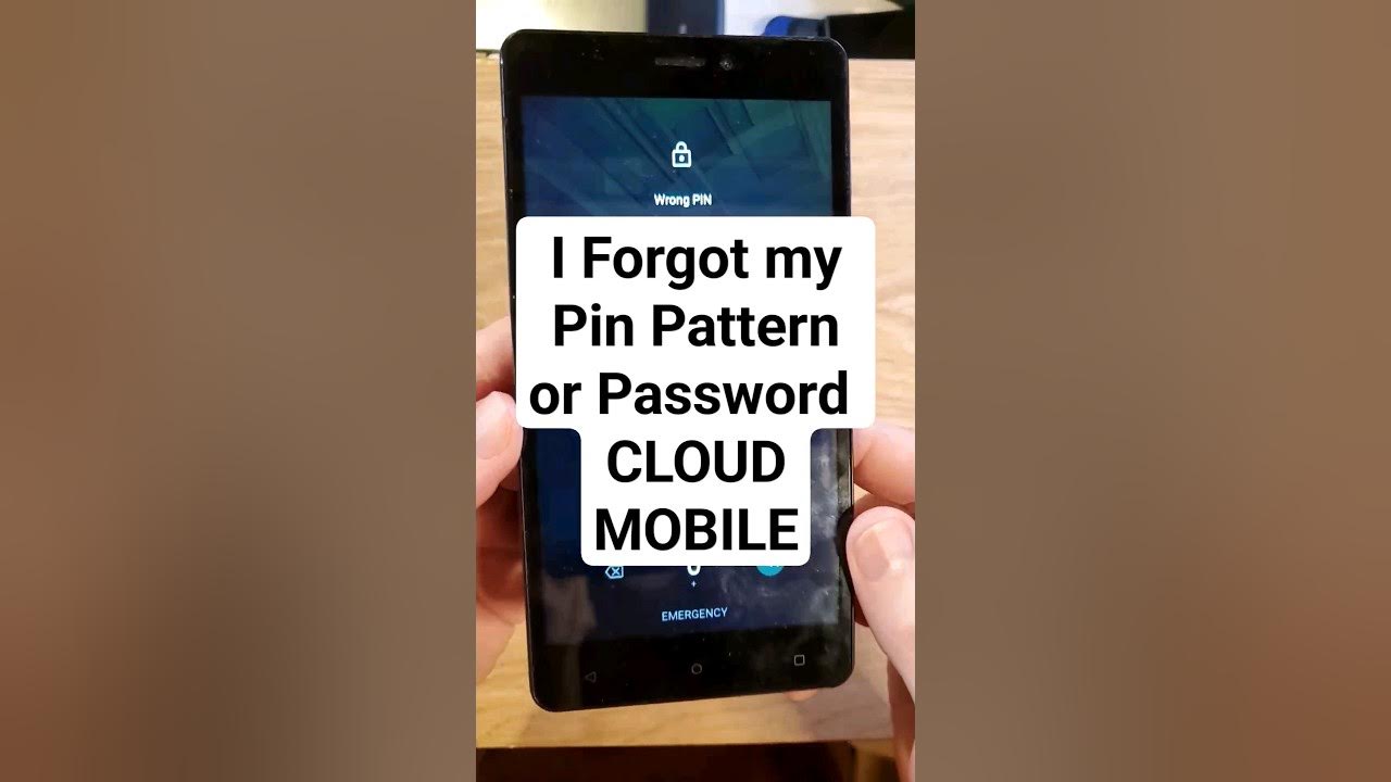 I Forgot my Pin Pattern or Password - Cloud Mobile Typhoon C6 - How to Reset your Cloud Mobile ...