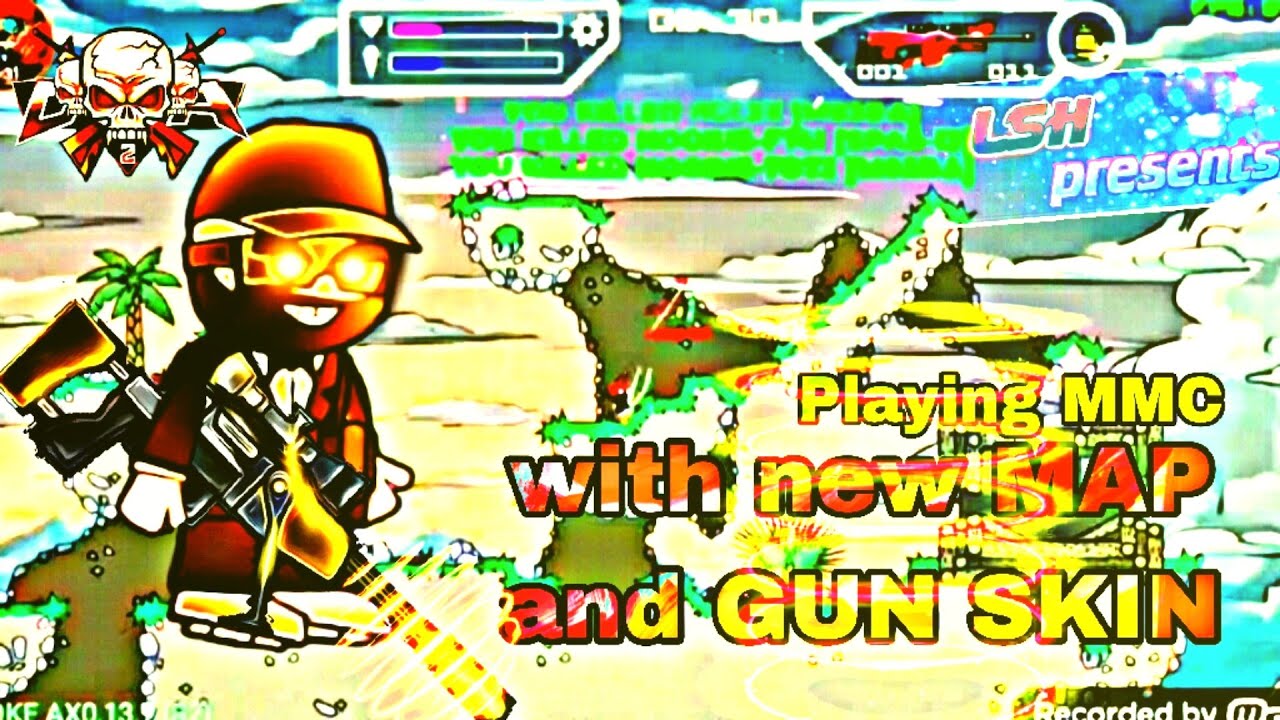 MMC~new MAP and GUN skin gamplay | Mini militia classic unique gamplay ...
