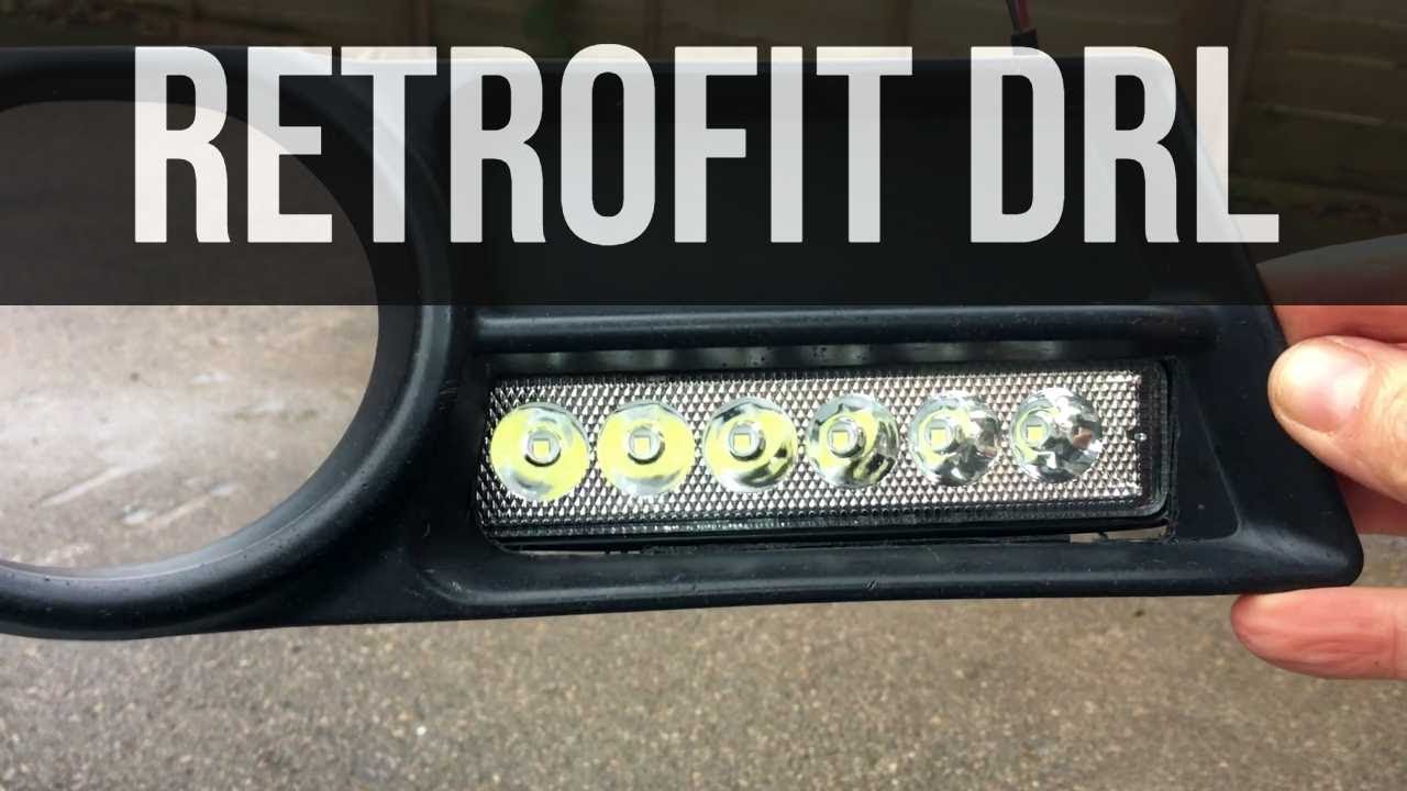 How to retrofit driving lights to a older car - YouTube
