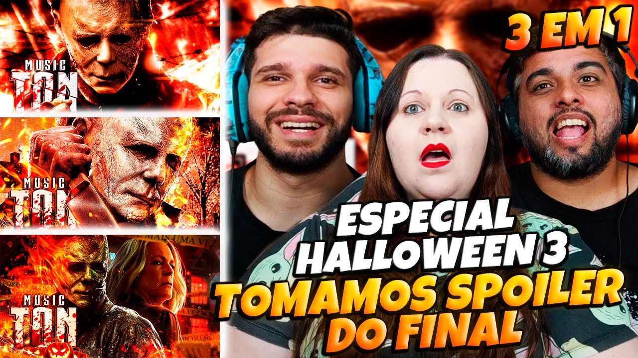3 EM 1 DO MICHAEL MYERS (Halloween) | PAPYRUS DA BATATA | FAMILY REACTS ...