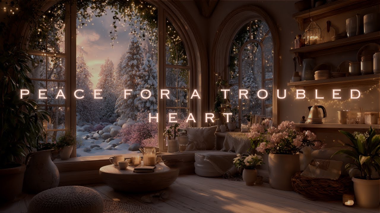 Relax Your Heart | Cozy Winter Ambience | Peaceful Music, Snow ...