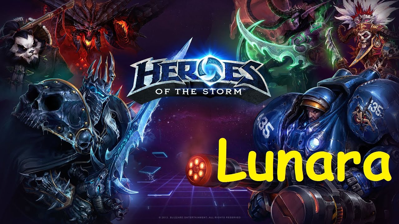 Lunara - Heroes of the Storm, talenty, gameplay (CZ/SK) - YouTube