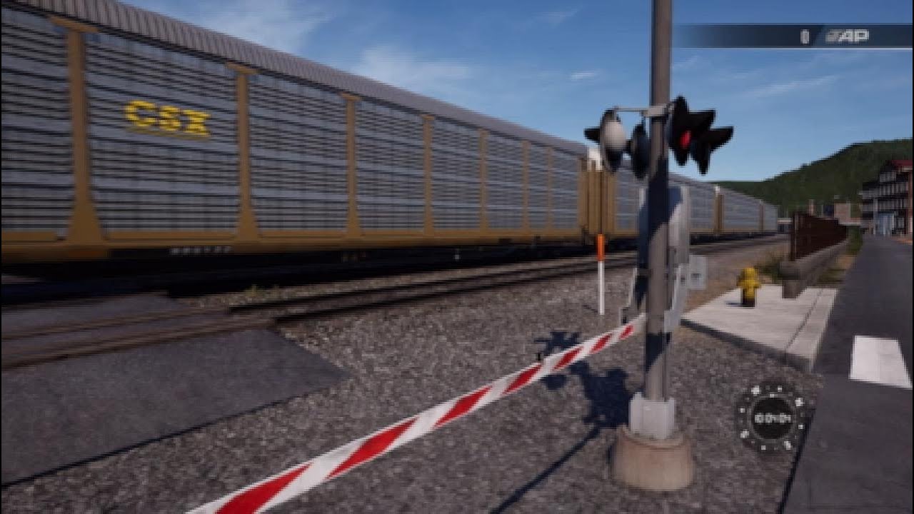 Train Sim World 2 crashes, caught 5 trains passing by the railroad ...