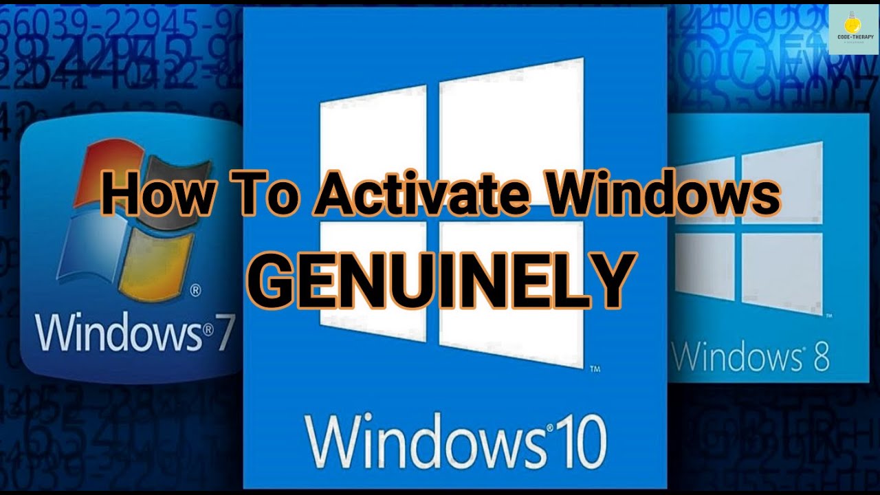 How To Activate Windows [ 7 -10 ] In Genuine Way | Windows Activator By ...