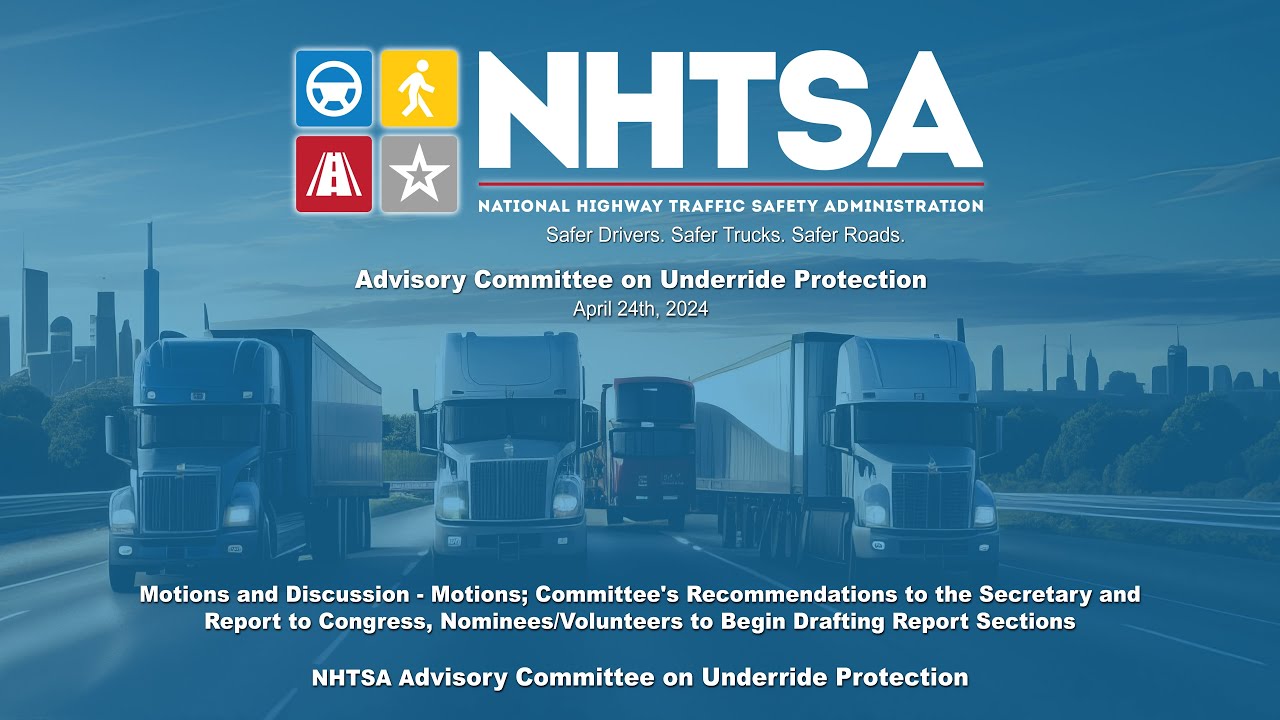 NHTSA ACUP Meeting - Motions and Discussion, the Advisory Committee on ...