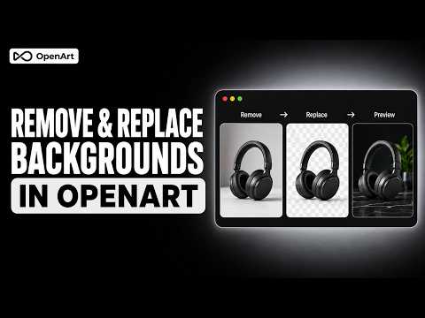 How to Remove and Replace Backgrounds in OpenArt (Step-by-Step)