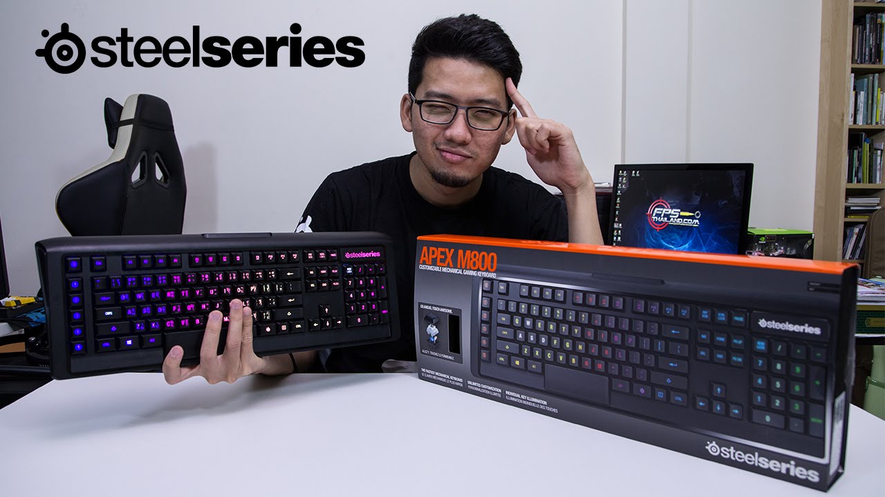 รีวิว: SteelSeries APEX M800 Mechanical Keyboard - YouTube
