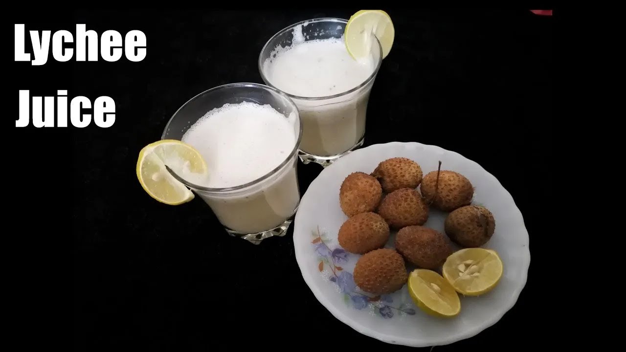 Lychee Juice Recipe | Litchi Fruit Juice | Fresh Lychee Juice for ...