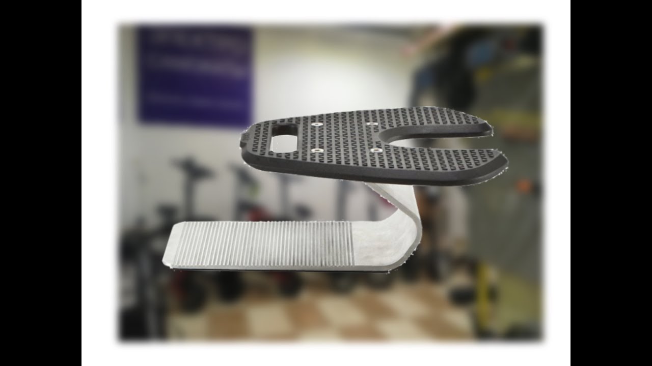 Детская платформа, подставка на электрический самокат. - YouTube